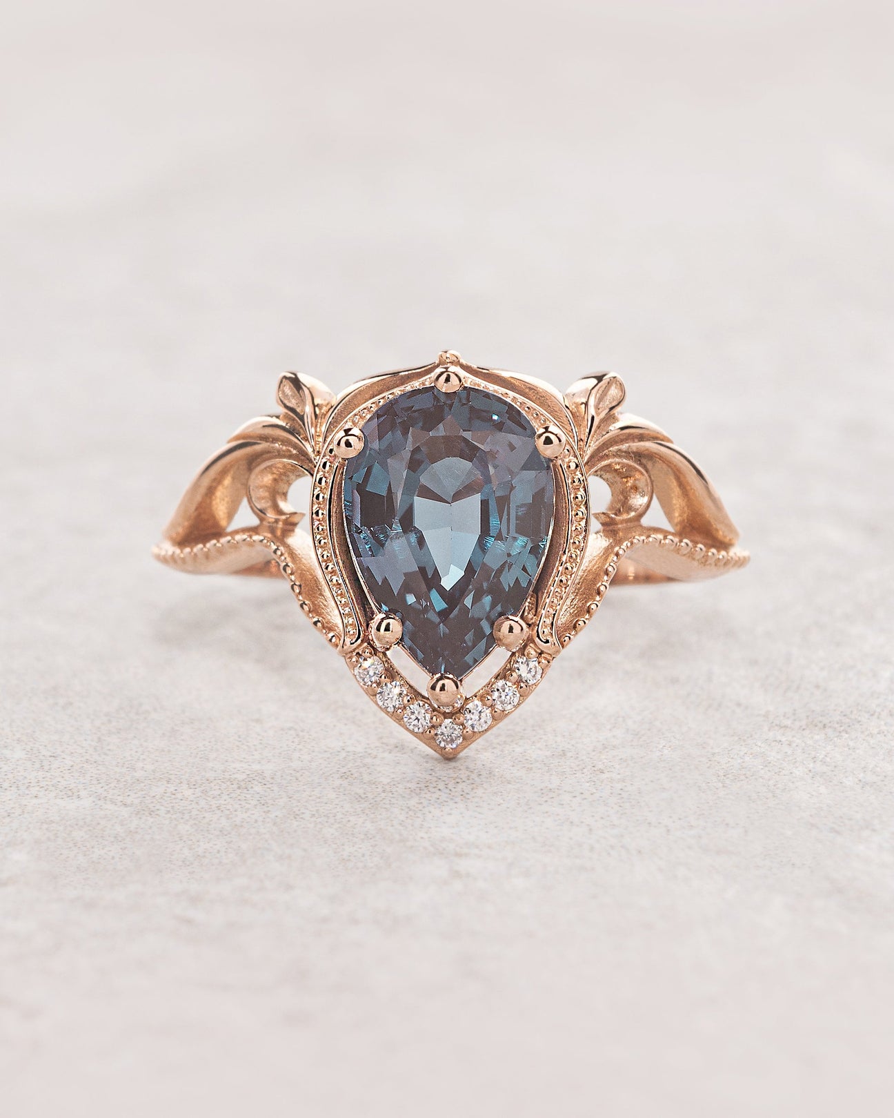 Color Changing Gemstone Rings┃Nature inspired engagement rings – Eden ...